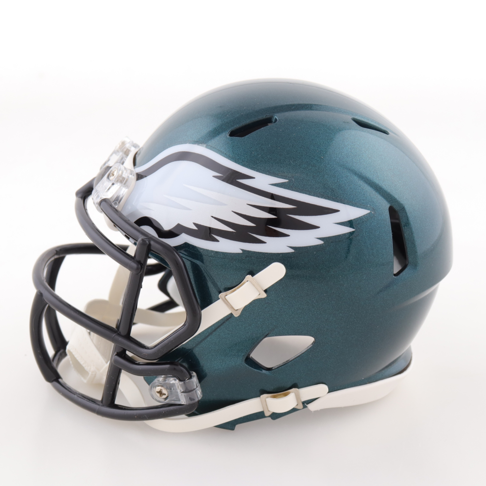 Vince Papale Signed Eagles Speed Mini Helmet Inscribed "Invincible ...