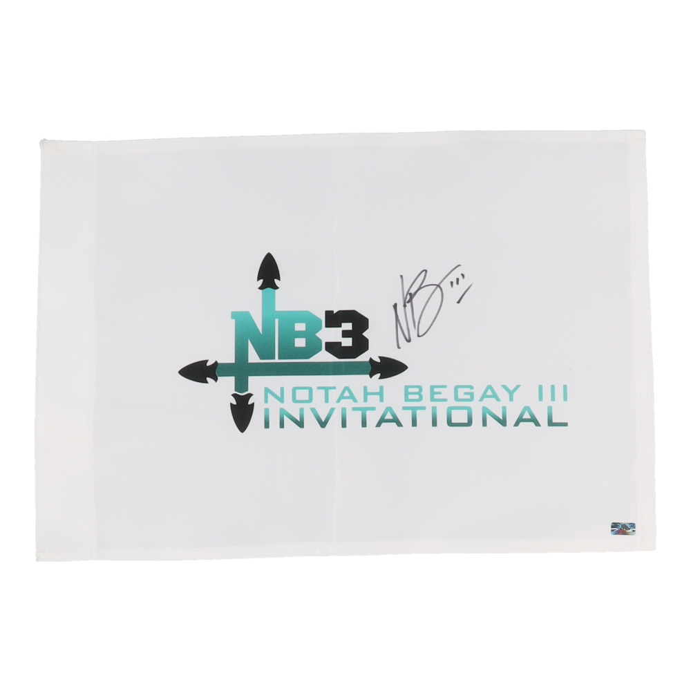 Notah Begay III Signed NB3 Invitational Golf Pin Flag (PBA) | Pristine ...