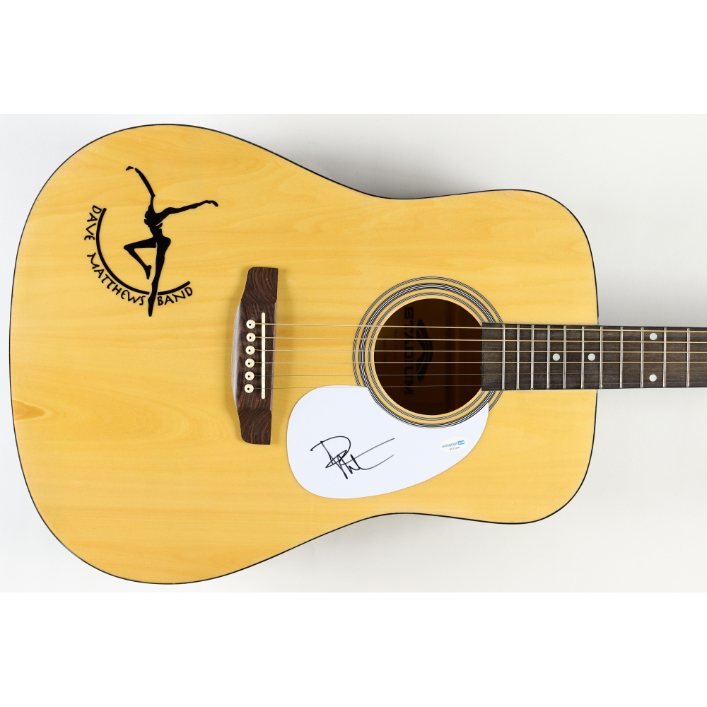 Dave Matthews Signed Acoustic Guitar (AutographCOA) | Pristine Auction