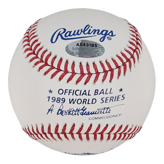 Jose Canseco Signed 1989 World Series Logo Baseball (Schwartz ...