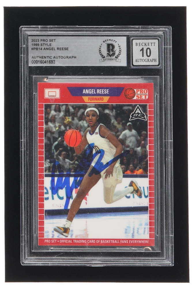 Angel Reese Signed 2023 Pro Set 1989 Style #PB14 RC (BGS | Autograph ...