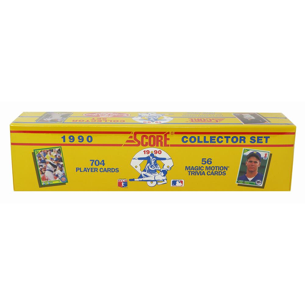1990 Score Baseball Complete Collector Set of (704) Baseball Cards with ...