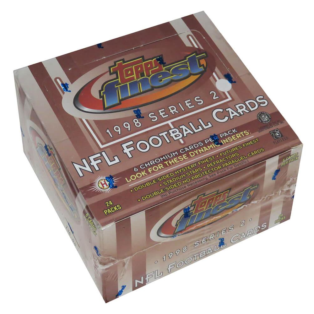 1998 Topps Finest Series 2 Football Hobby Box of (24) Packs | Pristine ...