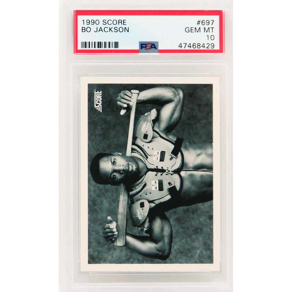 Bo Jackson 1990 Score #697 FB/BB (PSA 10) | Pristine Auction