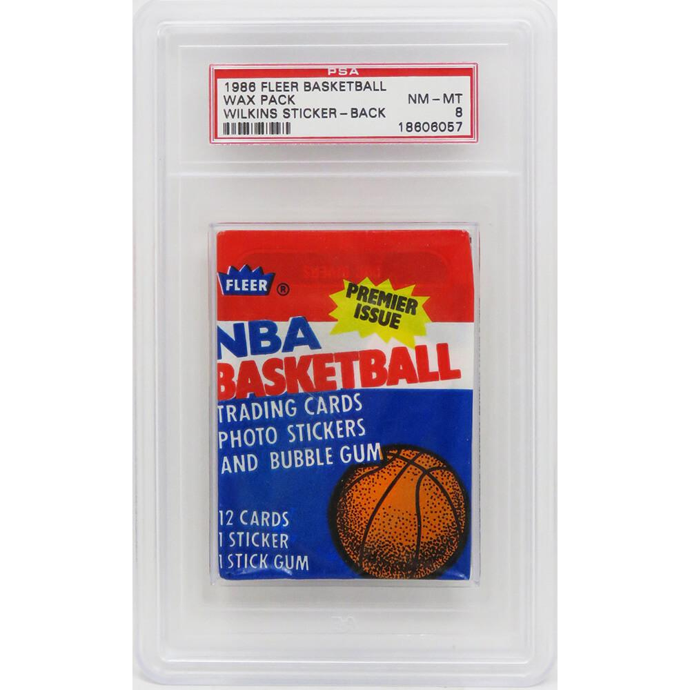 1986 Fleer Basketball Unopened Wax Pack (PSA 8) | Pristine Auction