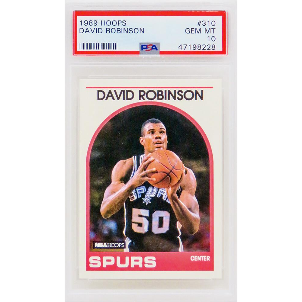 David Robinson 1989-90 Hoops #310 IA RC (PSA 10) | Pristine Auction