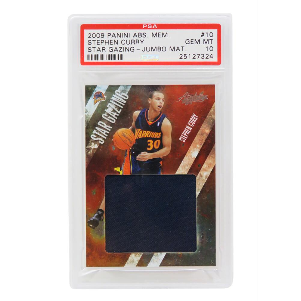 Stephen Curry 2009-10 Absolute Memorabilia Star Gazing Jumbo Materials ...