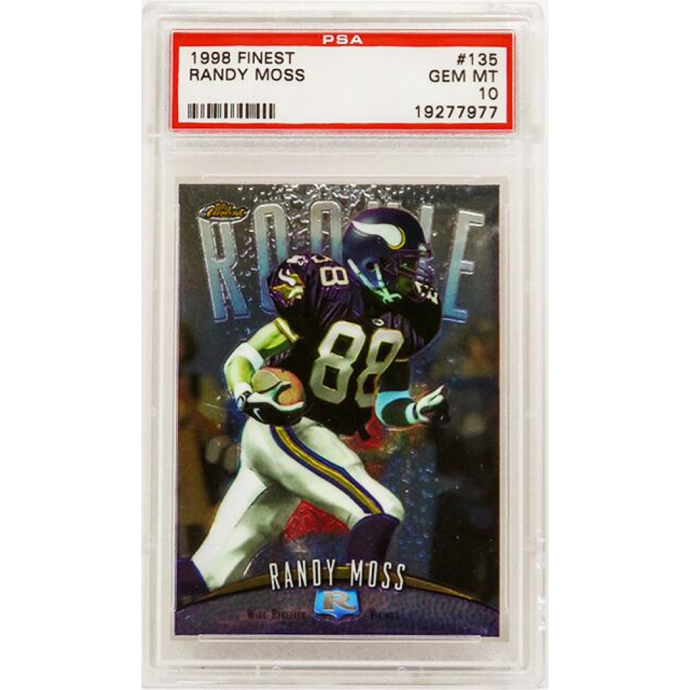 Randy Moss 1998 Finest #135 RC (PSA 10) | Pristine Auction