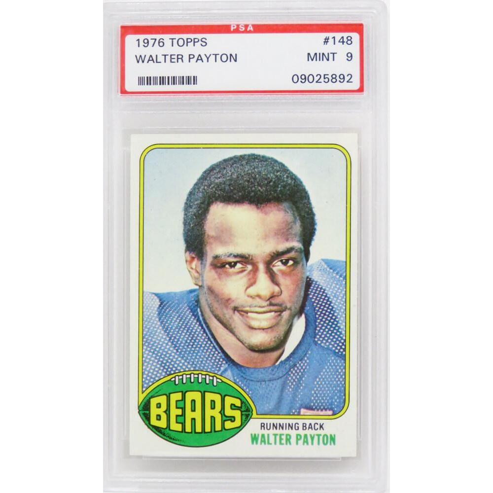 Walter Payton 1976 Topps #148 RC (PSA 9) | Pristine Auction