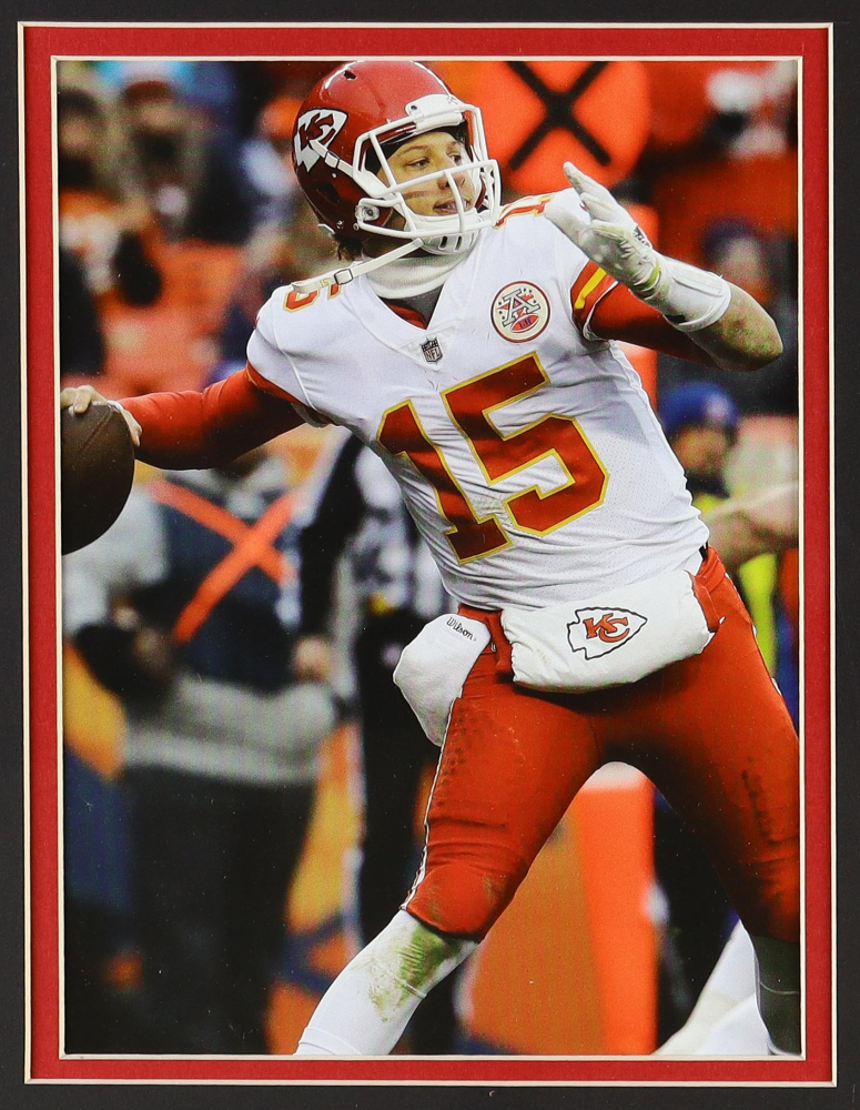 Patrick Mahomes Custom Framed Nike Captains Jersey Display With Super ...