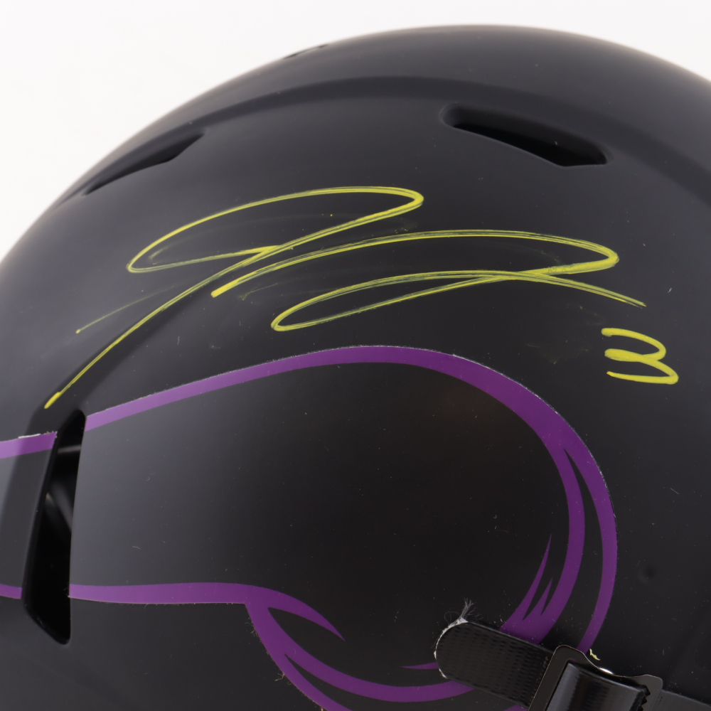 Jordan Addison Signed Vikings Full-Size Authentic On-Field Eclipse ...