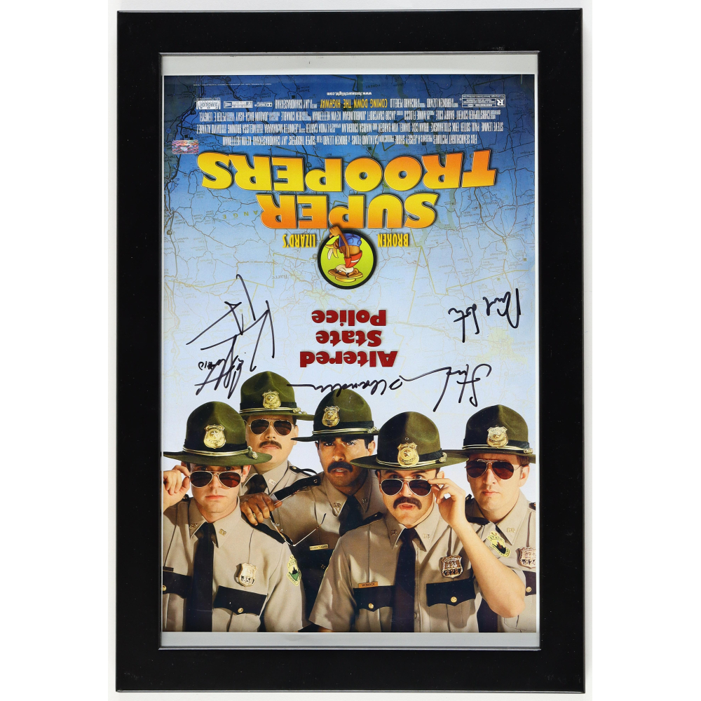 "Super Troopers" Signed Custom Framed Photo Display Cast-Signed By (5 ...