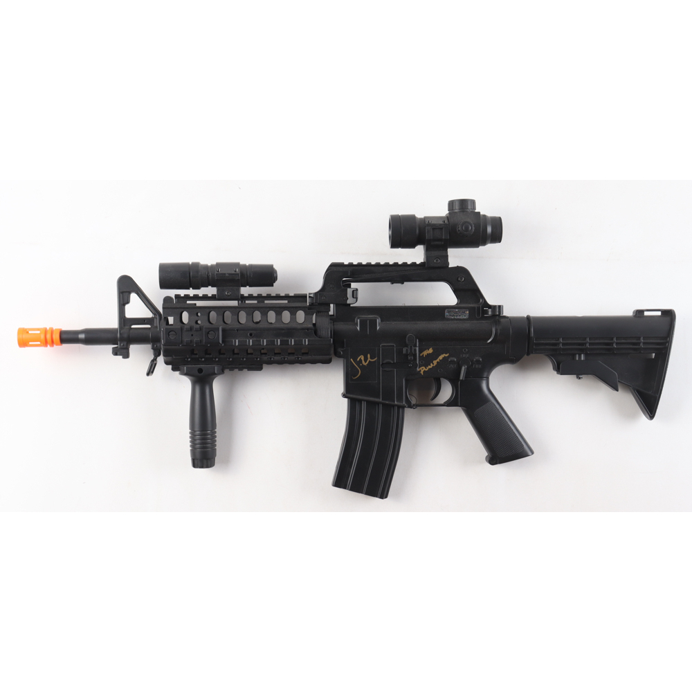 Jon Bernthal Signed "Punisher" Replica Assault Rifle Toy Gun Inscribed ...