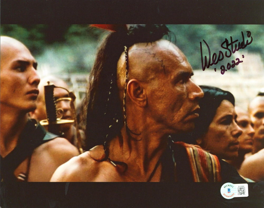 Wes Studi Signed "The Last of the Mohicans" 8x10 Photo Inscribed "2022" (Beckett) | Pristine Auction