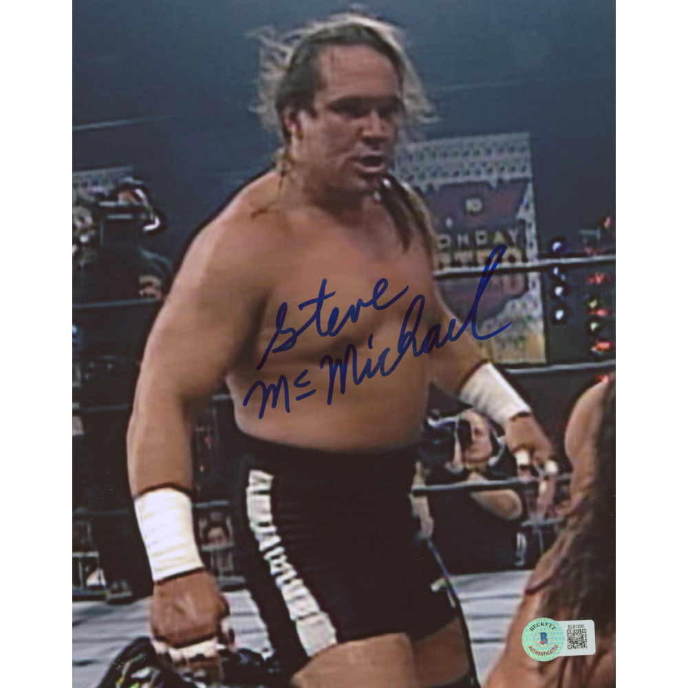 Steve McMichael 8x10 WCW Photo (Beckett) | Pristine Auction