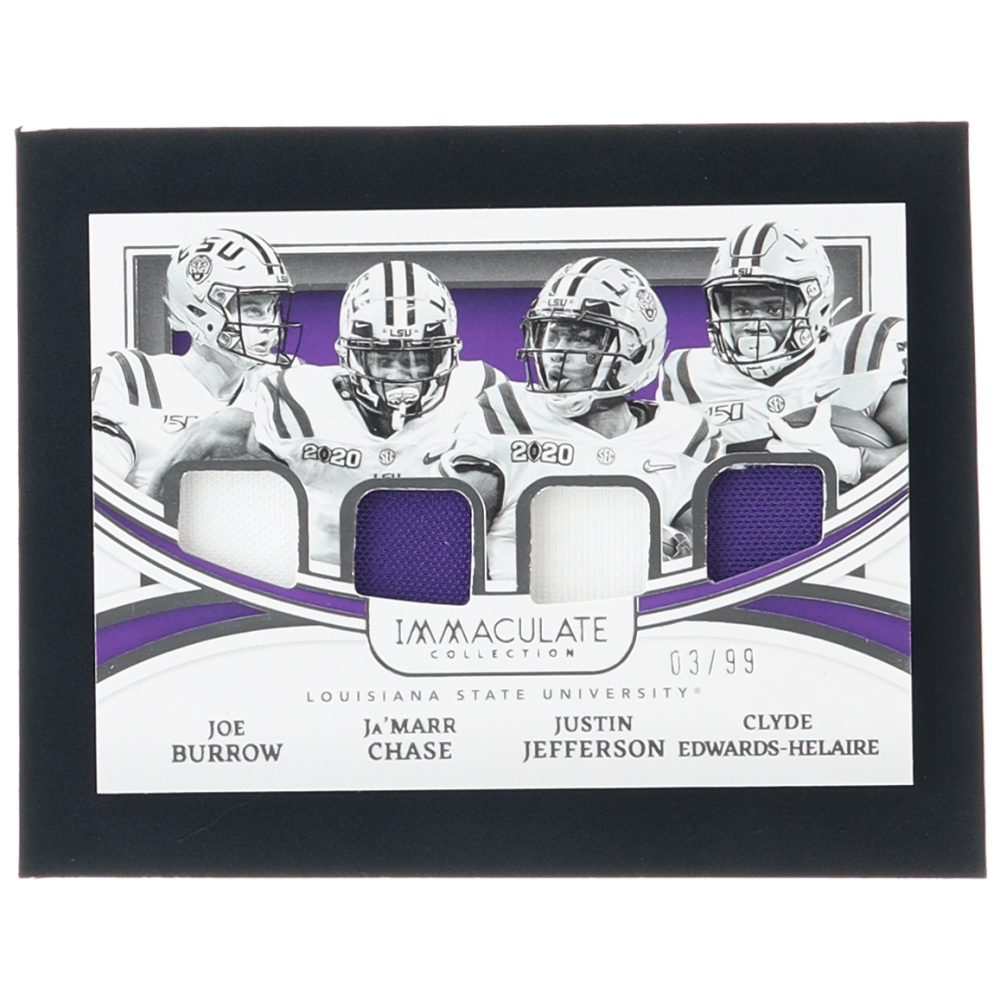 Ja'Marr Chase / Joe Burrow / Justin Jefferson / Clyde Edwards-Helaire ...