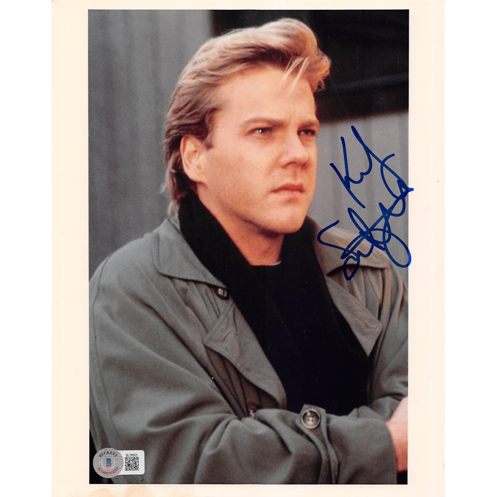 Kiefer Sutherland Signed 8x10 Photo (Beckett) | Pristine Auction