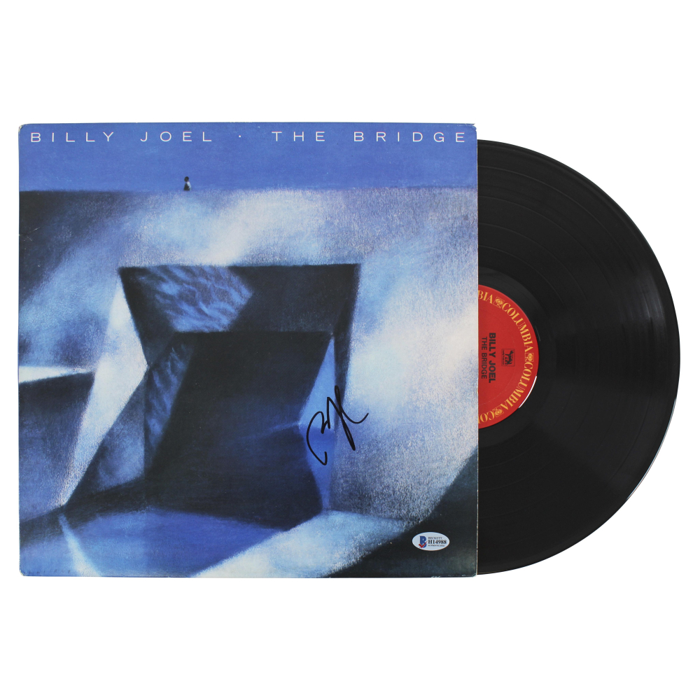 Billy Joel Signed "The Bridge" Vinyl Record Album Cover (Beckett ...