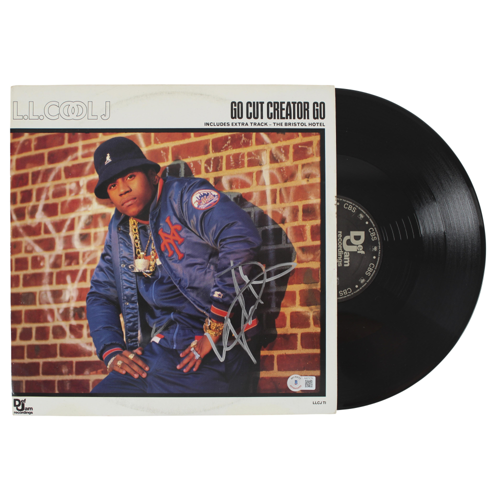 L.L. Cool J Signed "Go Cut Creator Go" Vinyl Record Album Cover ...