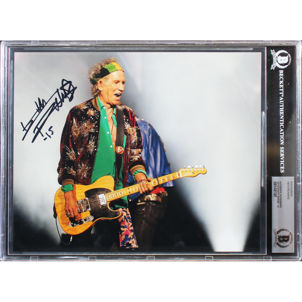 Keith Richards Signed "The Rolling Stones" 8x10 Photo (BAS | Autograph ...