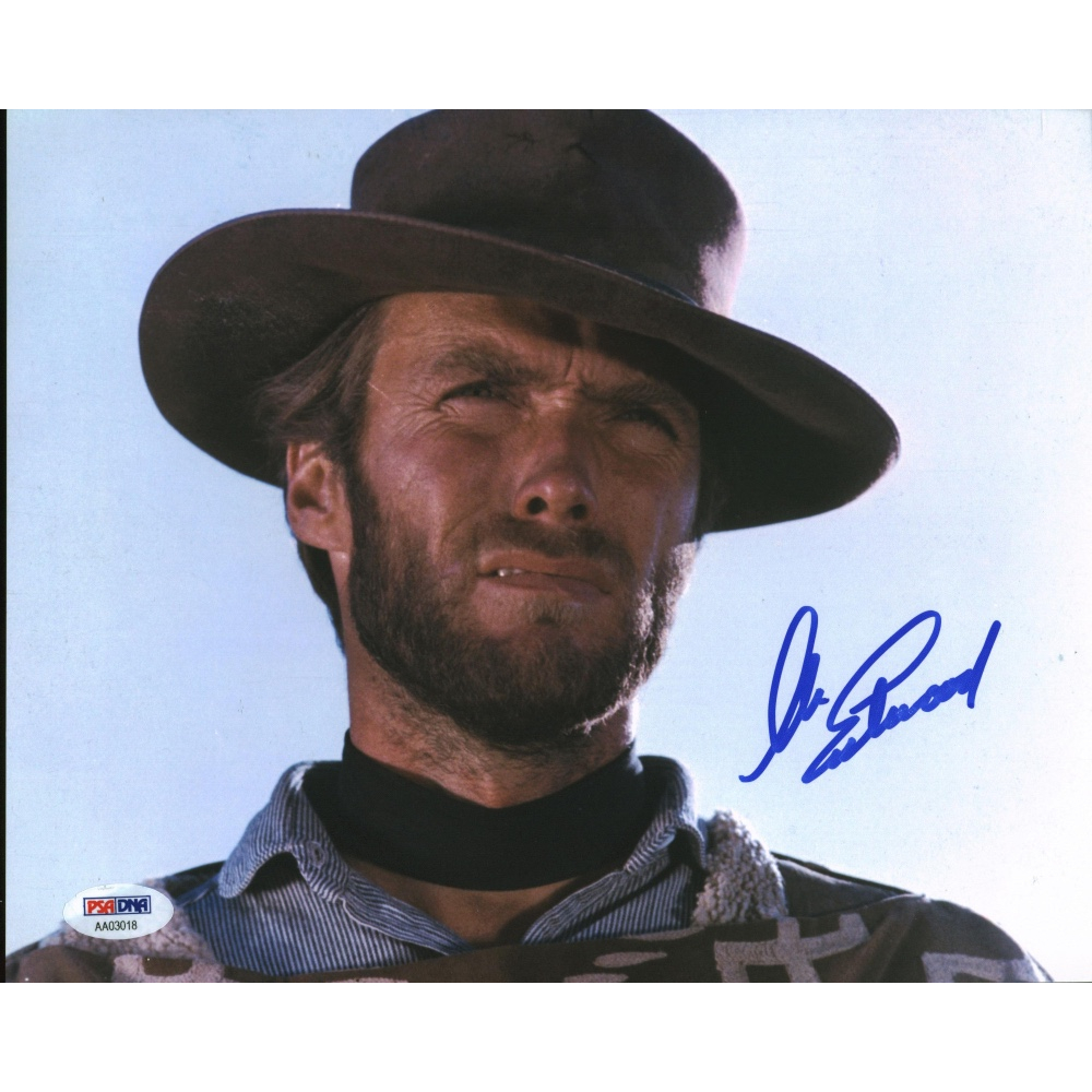Clint Eastwood Signed "The Good, The Bad & The Ugly" 8x10 Photo ...