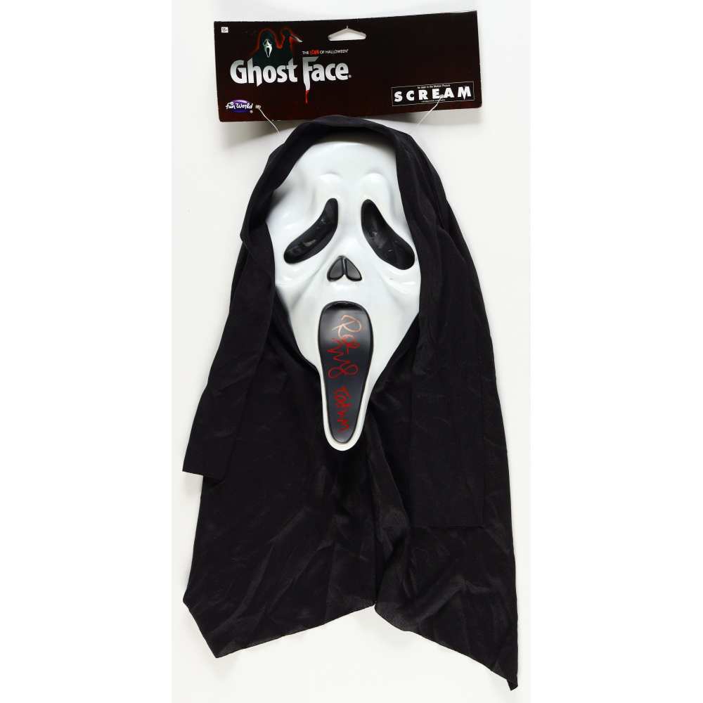 Rose McGowan Signed "Scream" Ghostface Mask Inscribed "Tatum" (JSA ...
