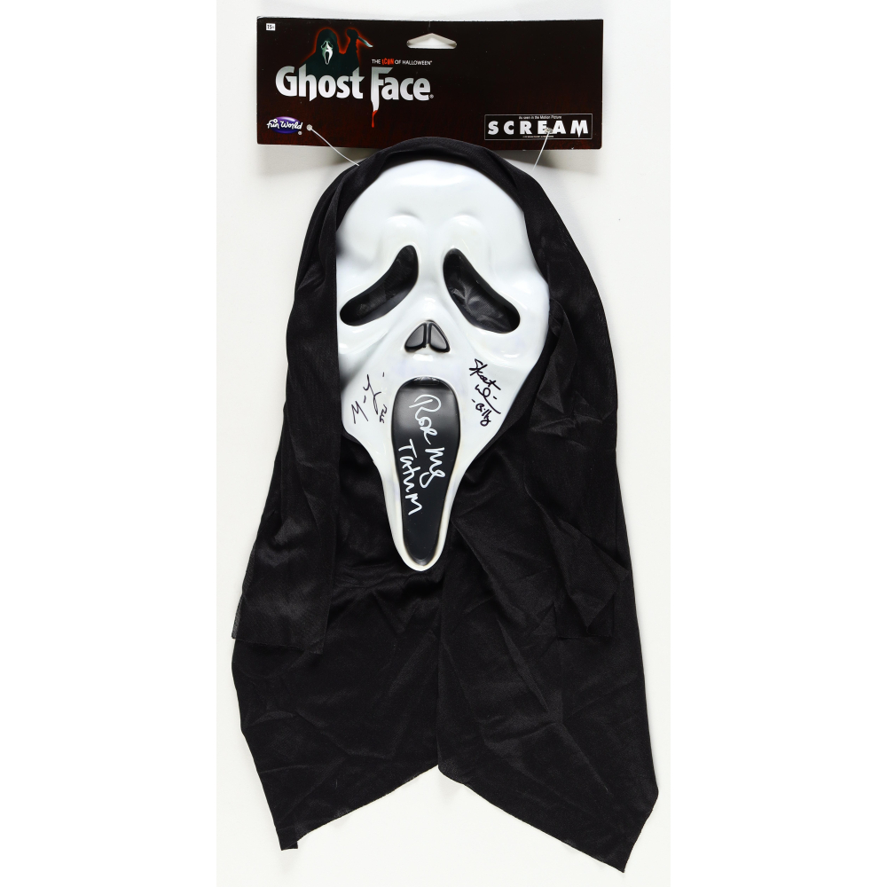 Matthew Lillard, Rose McGowan & Skeet Ulrich Signed "Scream" Ghostface ...