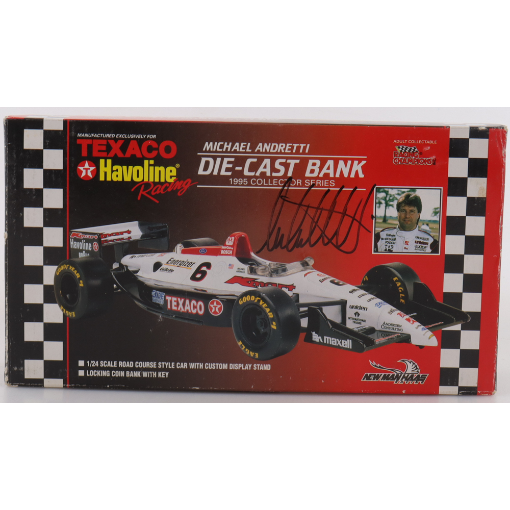 Michael Andretti Signed IndyCar #6 Texaco 1995 Road Course Style 1:24 ...