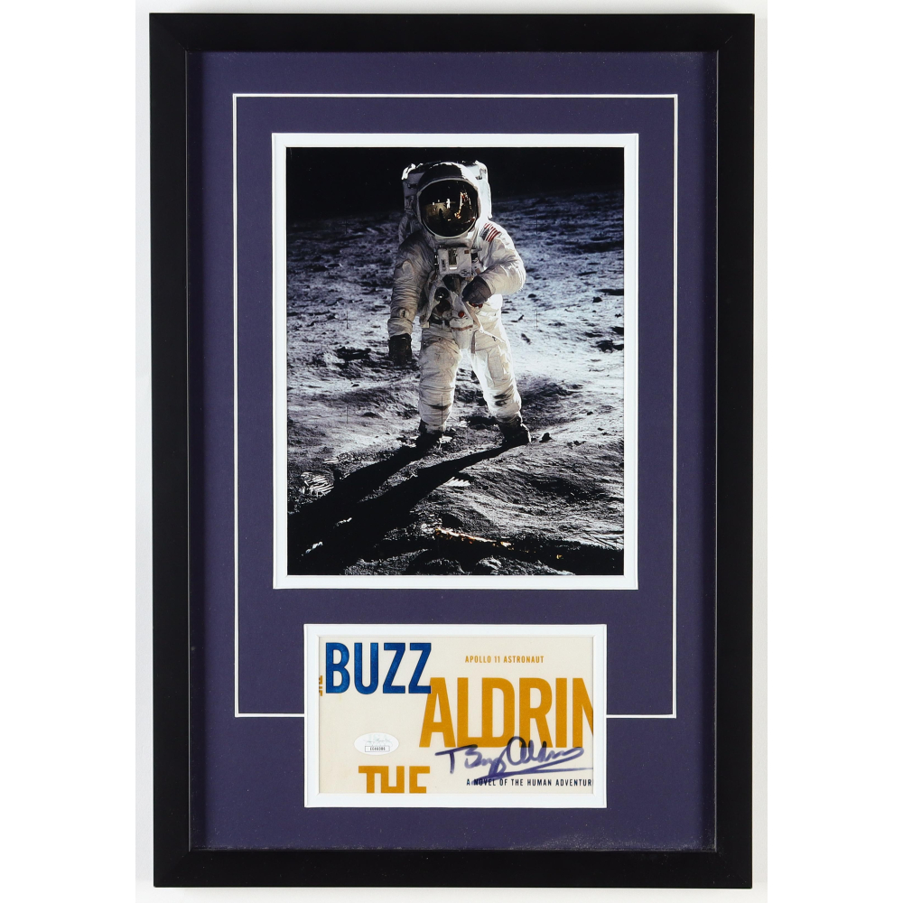 Buzz Aldrin Signed "Apollo 11" Custom Framed Cut Display (JSA & Palm Beach) | Pristine Auction