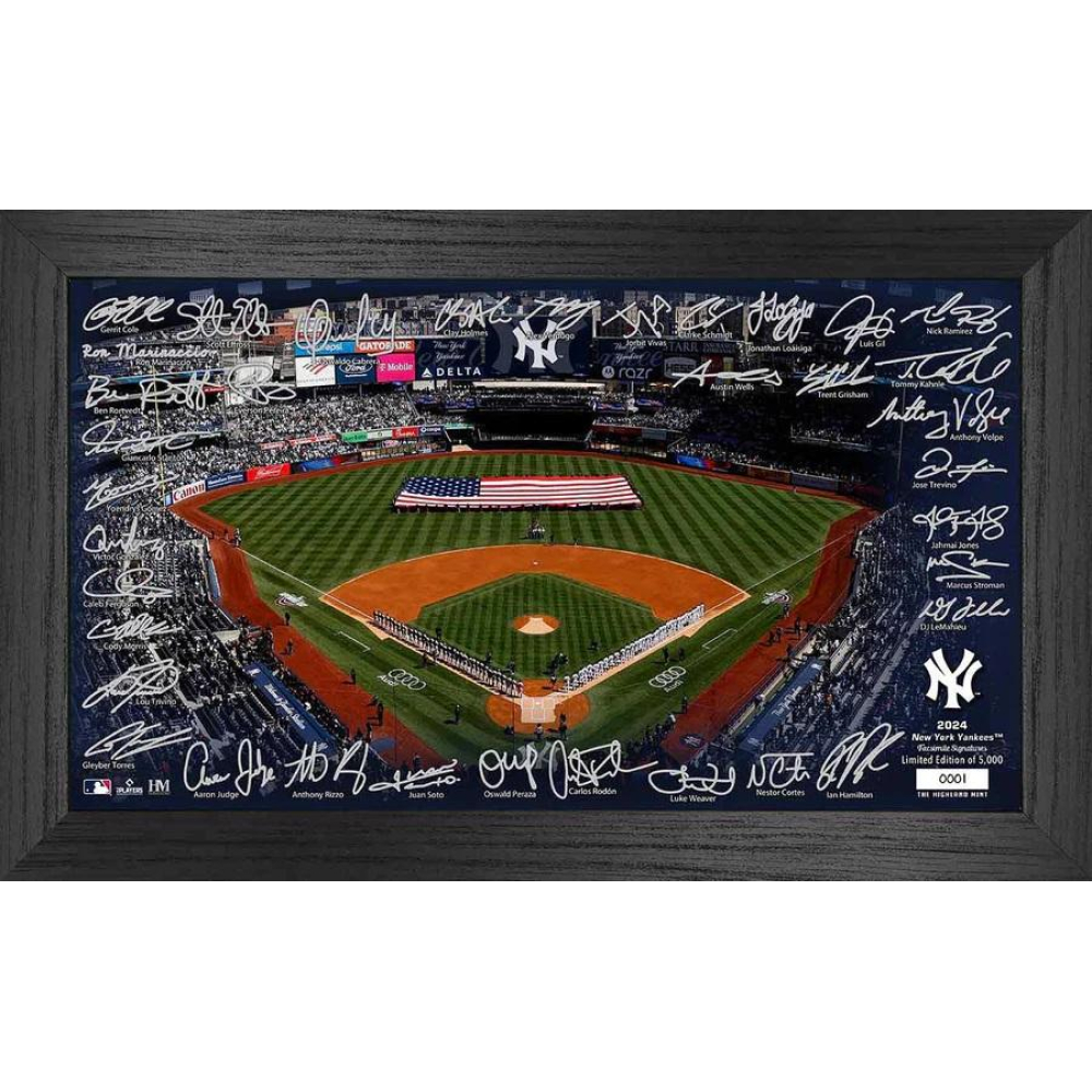 Yankees LE 2024 "Signature Field" Custom Framed Photo | Pristine Auction