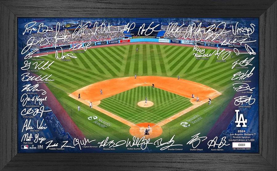 Dodgers LE 2024 "Signature Field" Custom Framed Photo | Pristine Auction