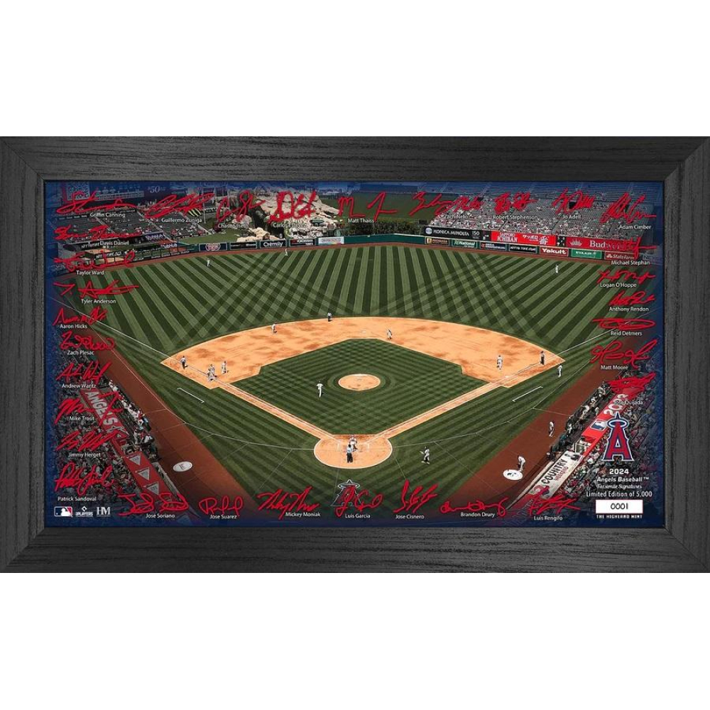 Angels LE 2024 "Signature Field" Custom Framed Photo | Pristine Auction