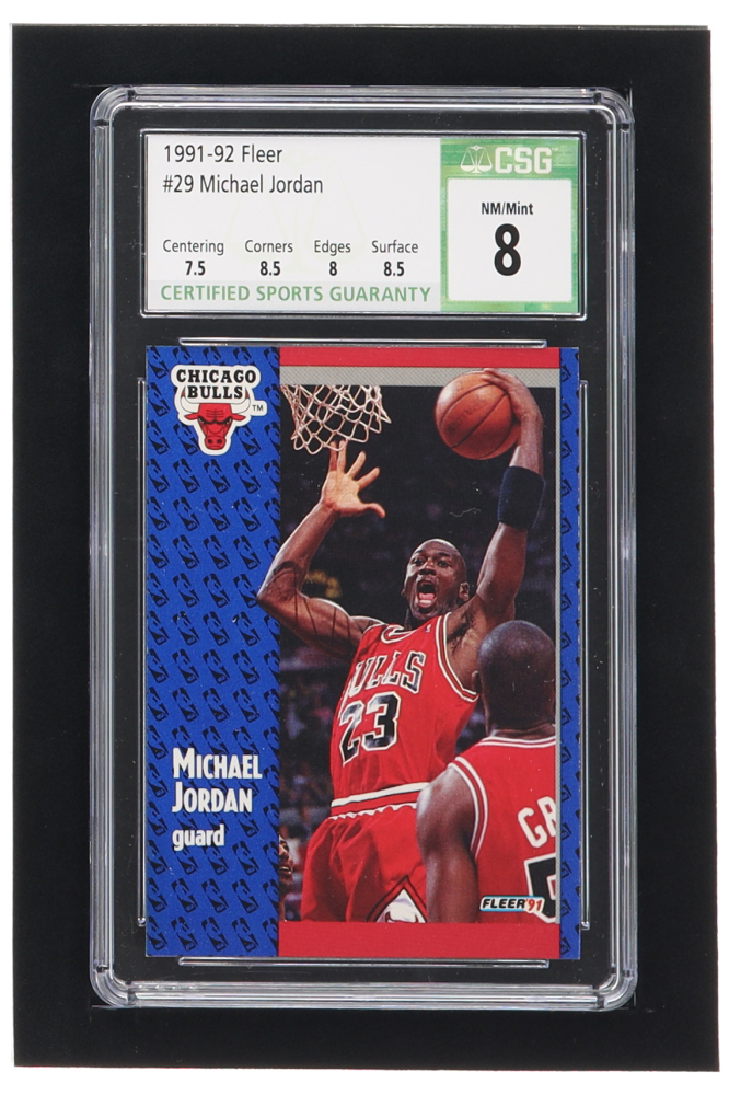 Michael Jordan 1991-92 Fleer #29 (CSG 8) | Pristine Auction