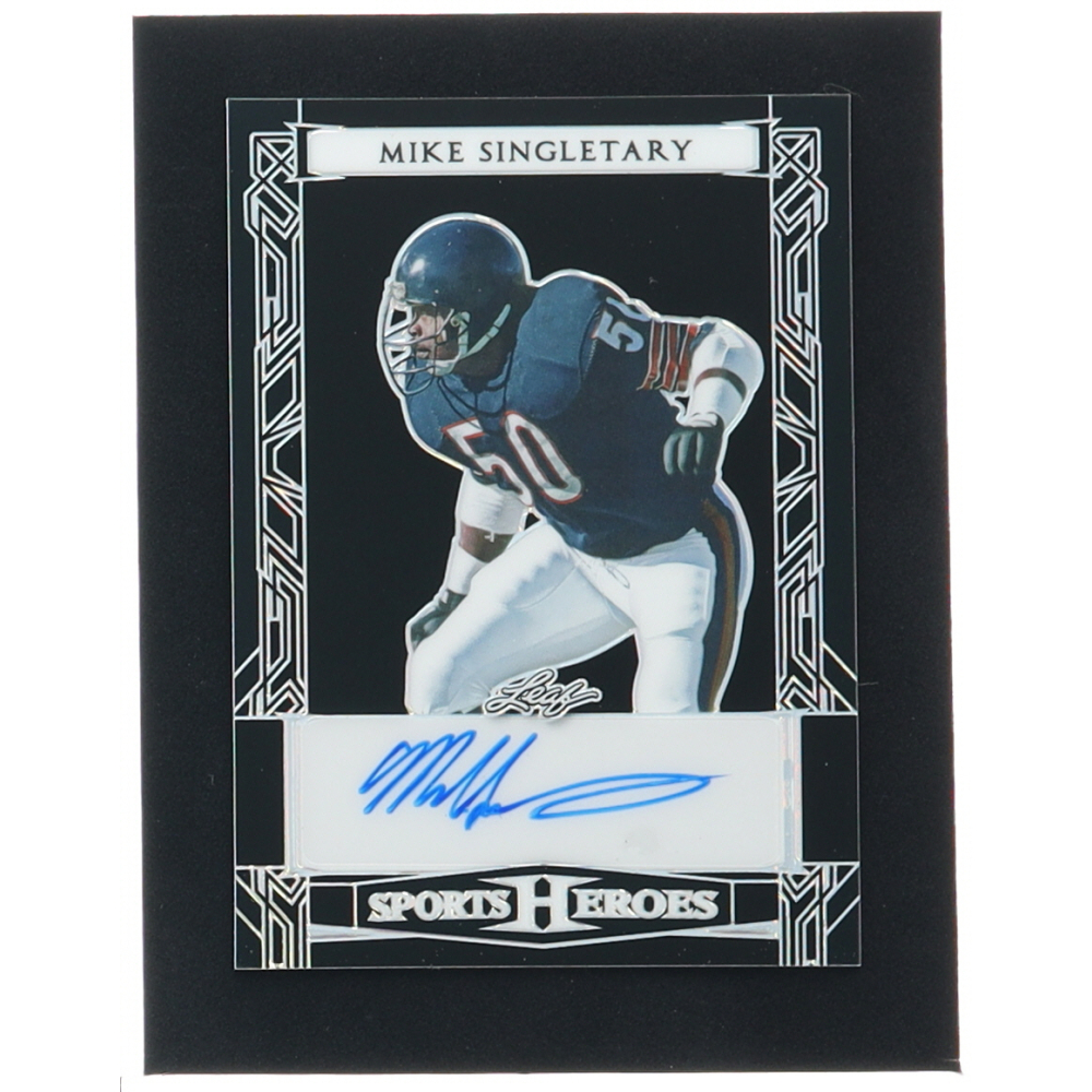 Mike Singletary 2024 Leaf Sports Heroes Autographs Prismatic Black # ...