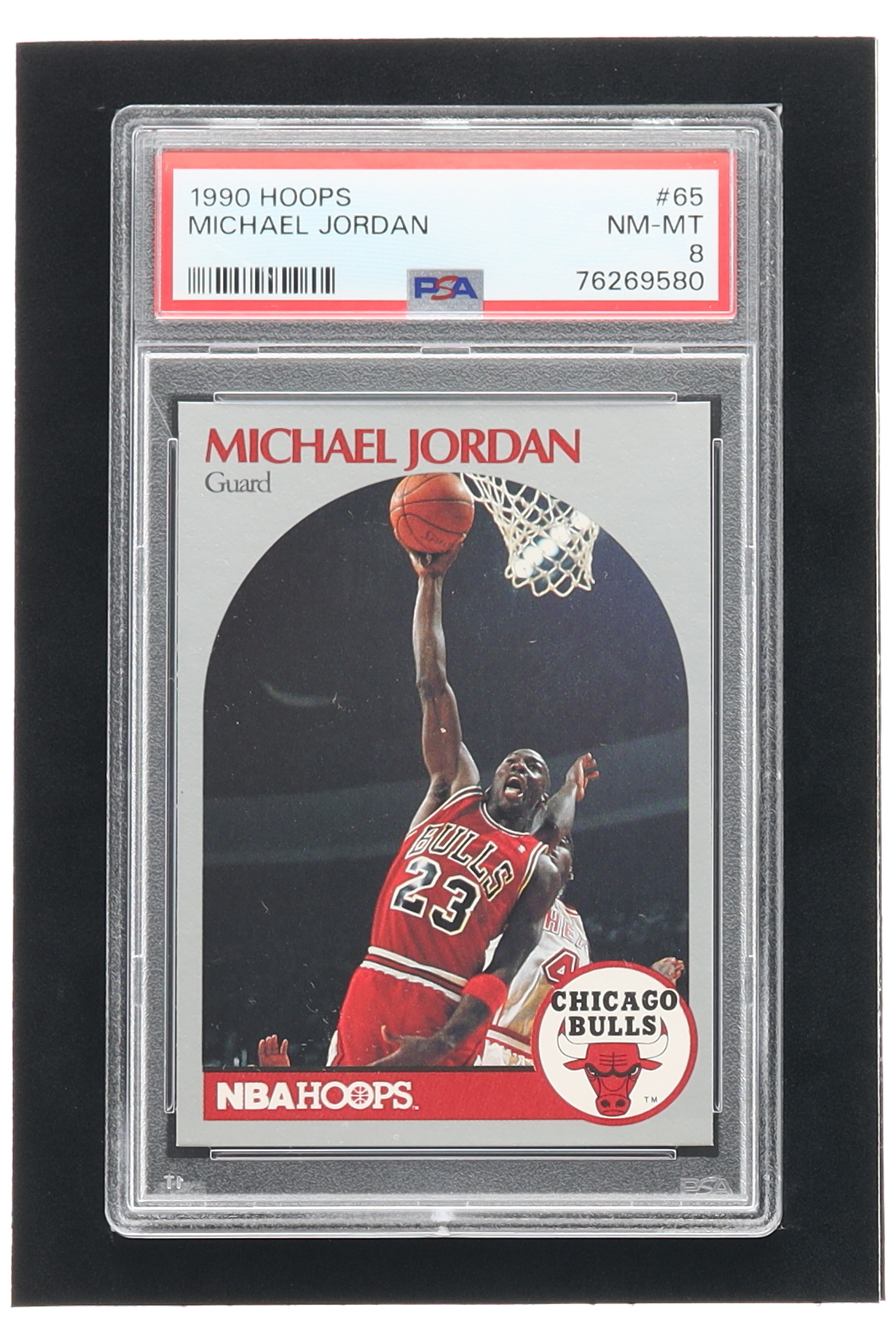 Michael Jordan 1990-91 Hoops #65 (PSA 8) | Pristine Auction
