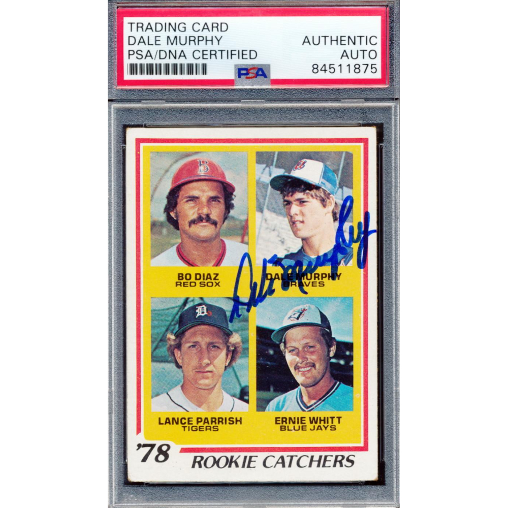 Dale Murphy Signed 1978 Topps #708 Rookie Catchers (PSA) | Pristine Auction