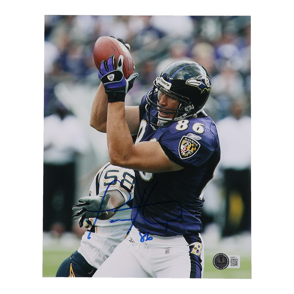 Todd Heap Signed Ravens 8x10 Photo (Beckett) | Pristine Auction