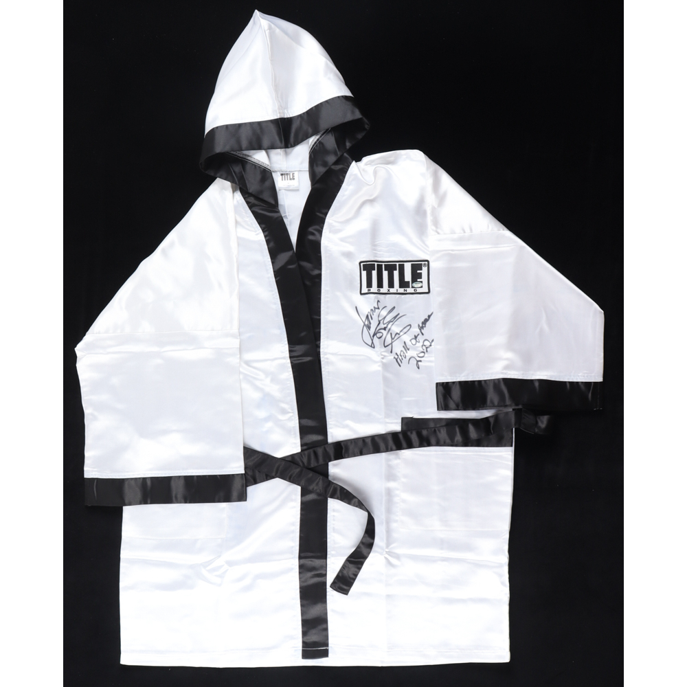 James Toney Signed Title Boxing Robe Inscribed "Hall Of Fame 2022 ...