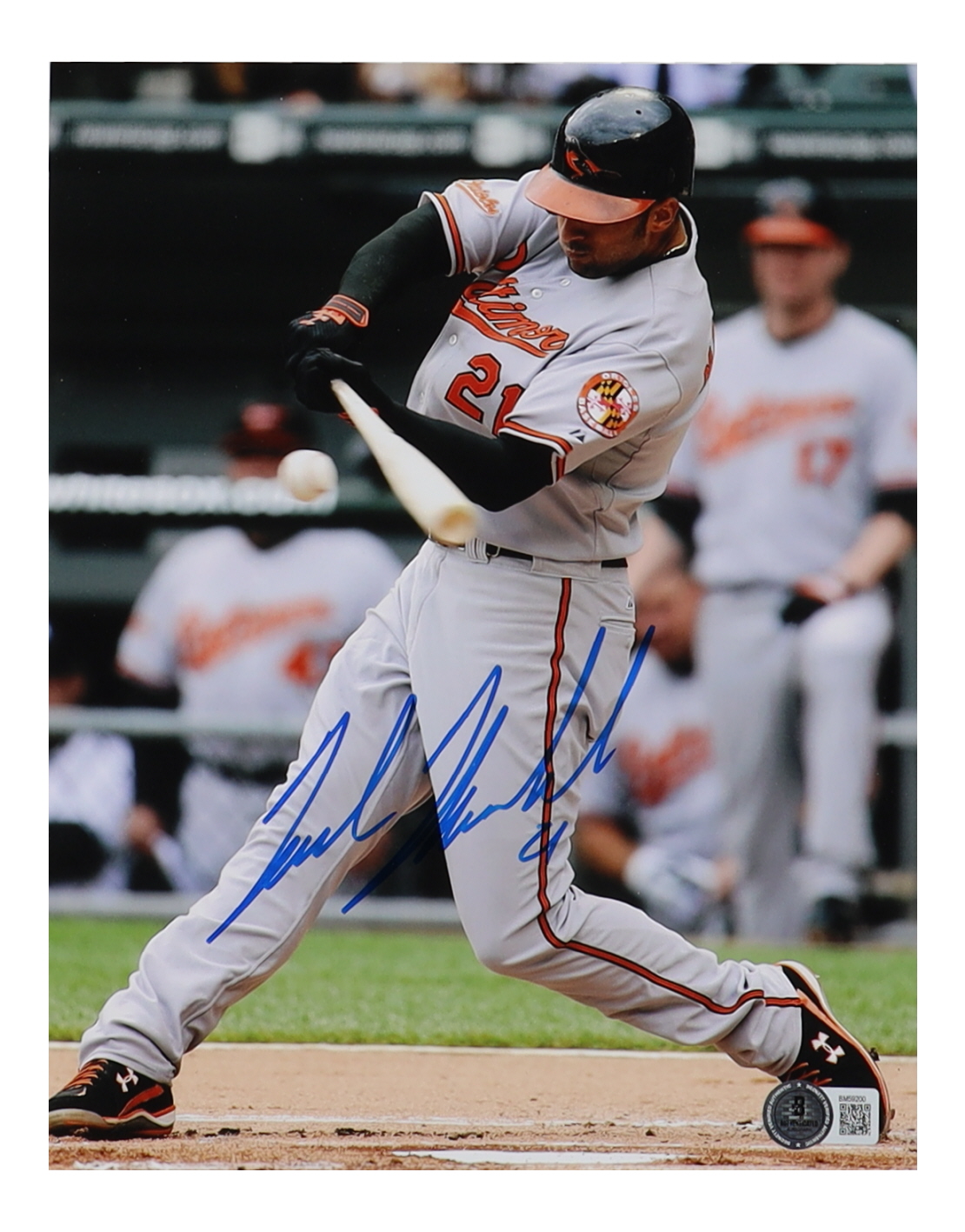 Nick Markakis Signed Orioles 8x10 Photo (Beckett) | Pristine Auction