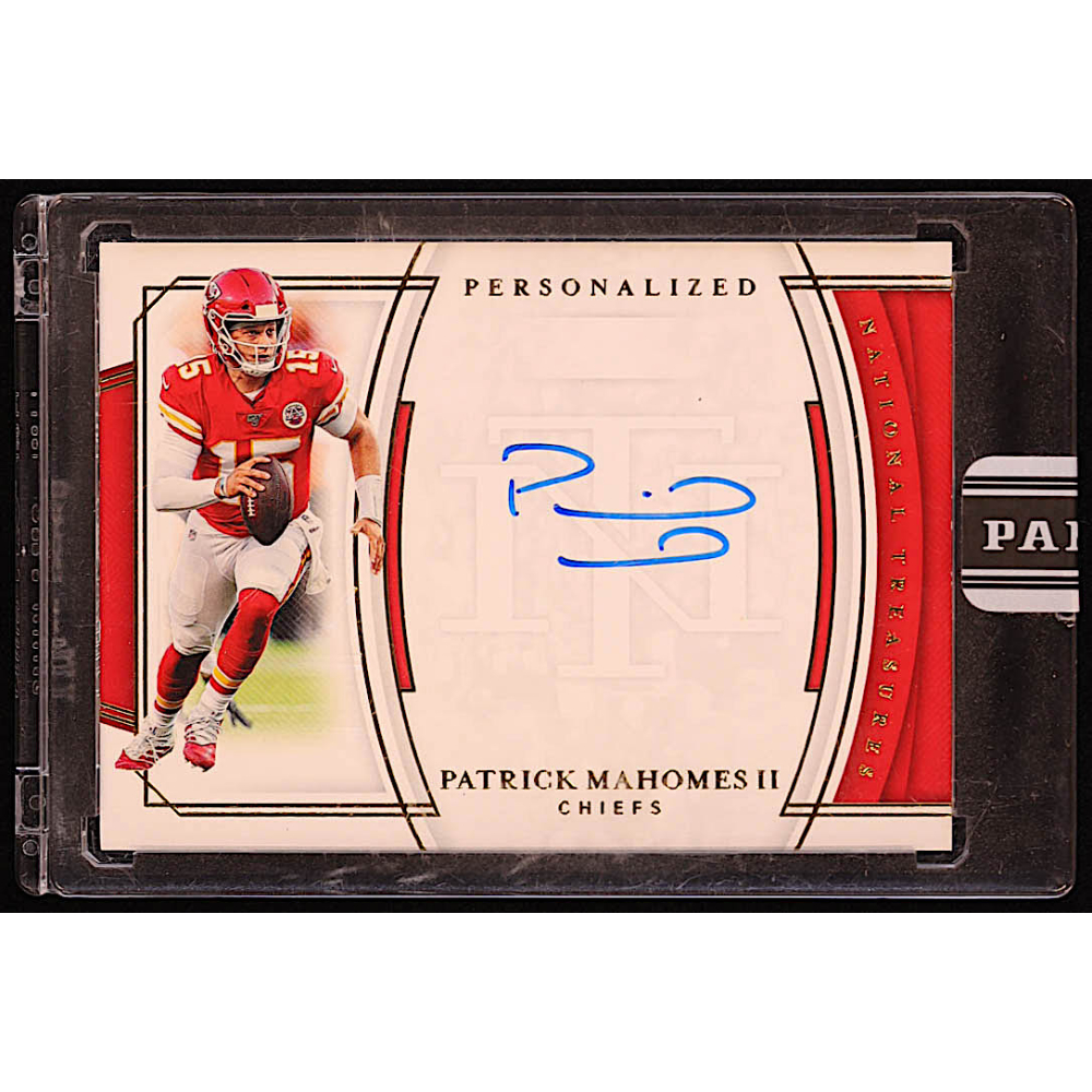Patrick Mahomes II 2019 Panini National Treasures Personalized ...