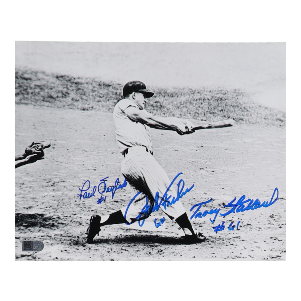 Paul Foytack, Jack Fisher & Tracy Stallard Signed Tigers 8x10 Photo ...