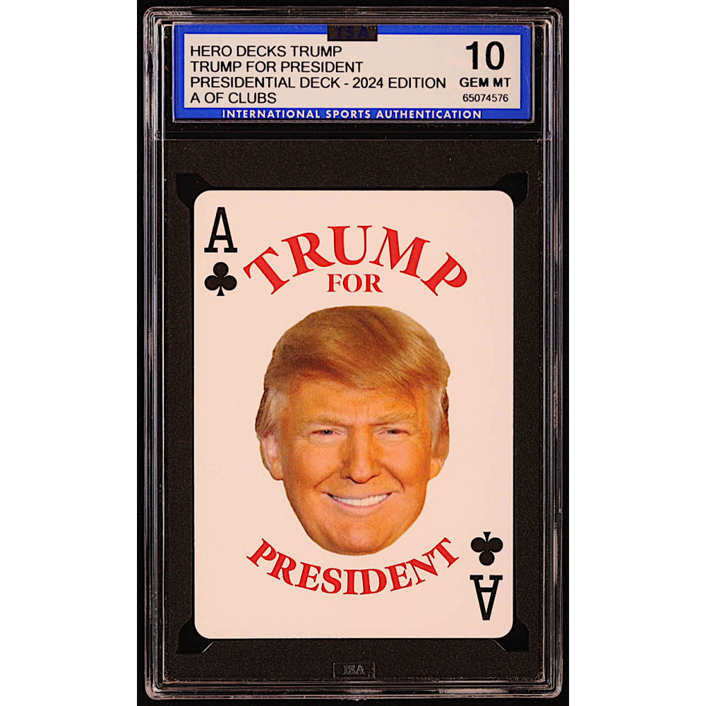 Donald Trump 2023 Hero Decks Presidential Edition Playing Card (ISA 10 ...