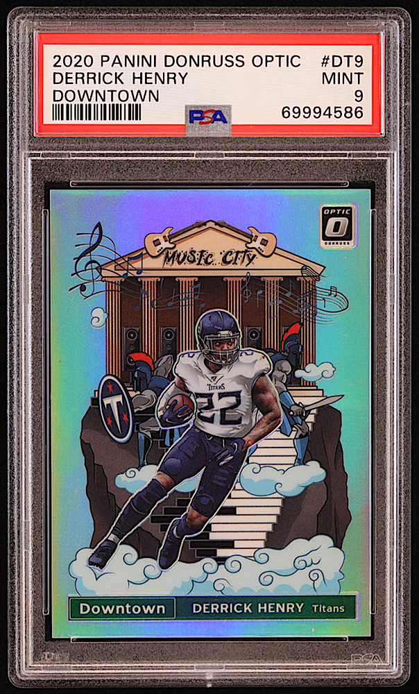 Derrick Henry 2020 Donruss Optic Downtown #9 (PSA 9) | Pristine Auction