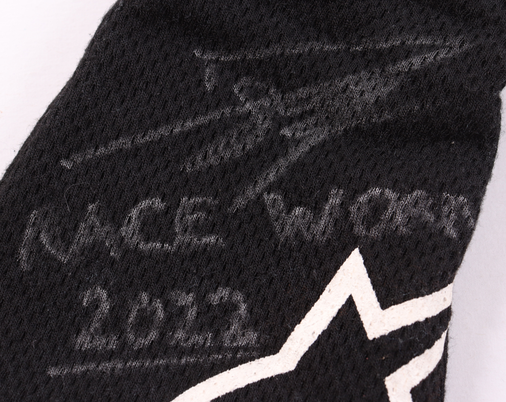 Daniel Suárez Signed & Inscribed Race Worn #99 Gloves from 2022 (Suárez ...