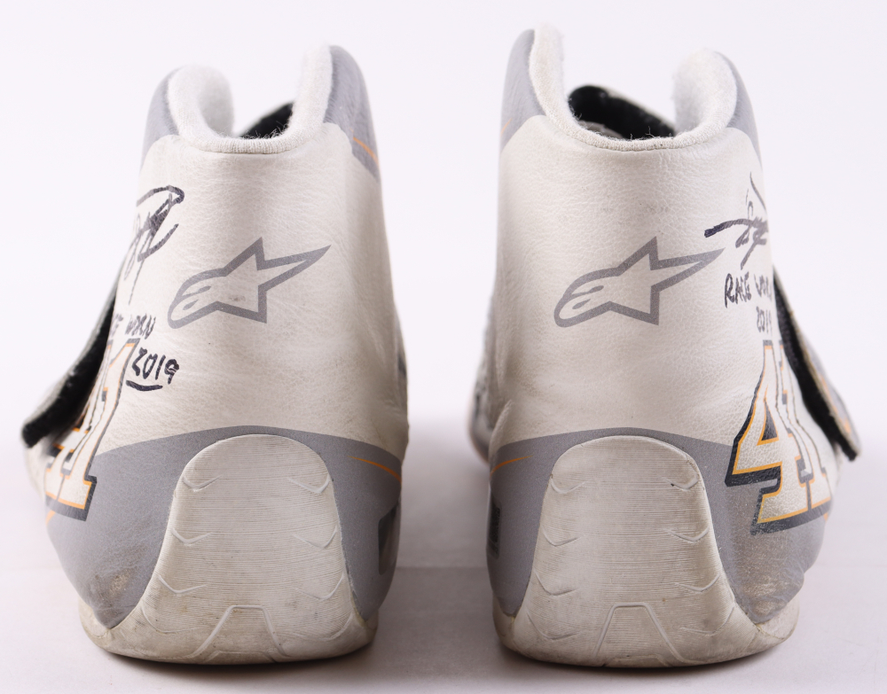 Daniel Suárez Signed & Inscribed Race Worn Shoes from 2019 (Suárez COA ...