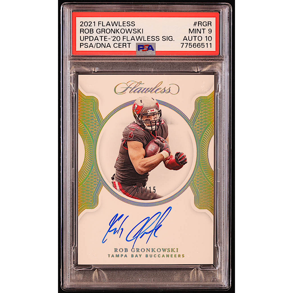 Rob Gronkowski 2021 Flawless Update '20 Flawless Signatures #FSRGR #1/ ...
