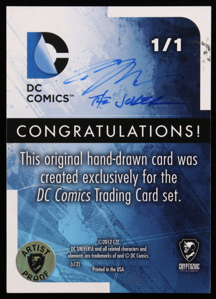 The Joker | Jack Nicholson | 2012 Cryptozoic DC Comics The New 52 ...