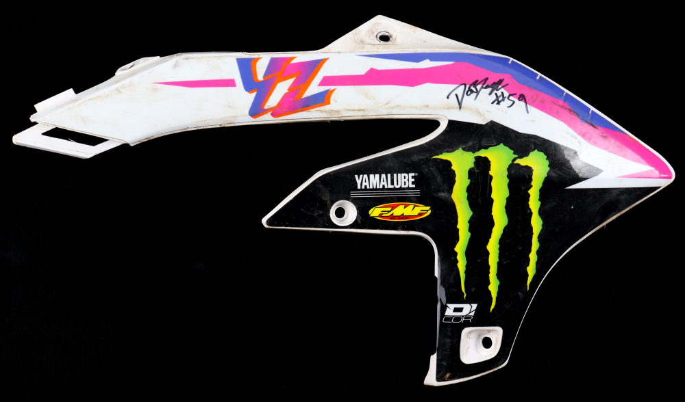Daxton Bennick Signed Race-Used Bike Side Shroud | Daytona Edition ...