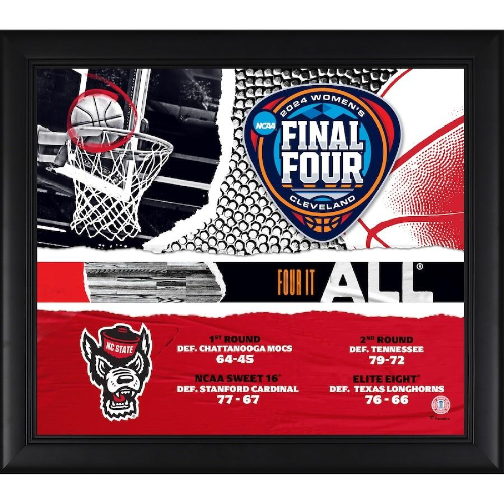 North Carolina State Wolfpack Women's 2024 Final Four Custom Framed Photo | Pristine Auction