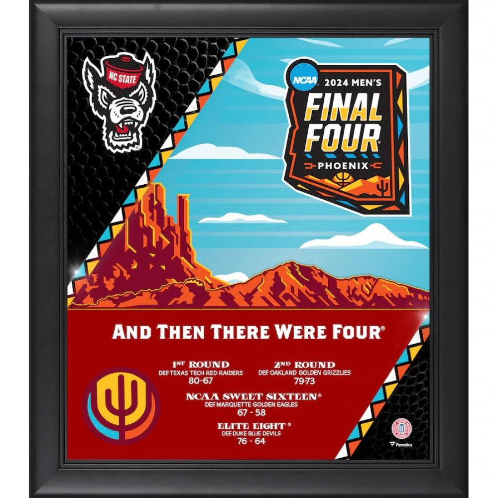 North Carolina State Wolfpack 2024 Final Four Custom Framed Photo | Pristine Auction